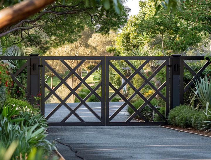 Custom Modern Metals Gates & Fire Pit – Metals Farm