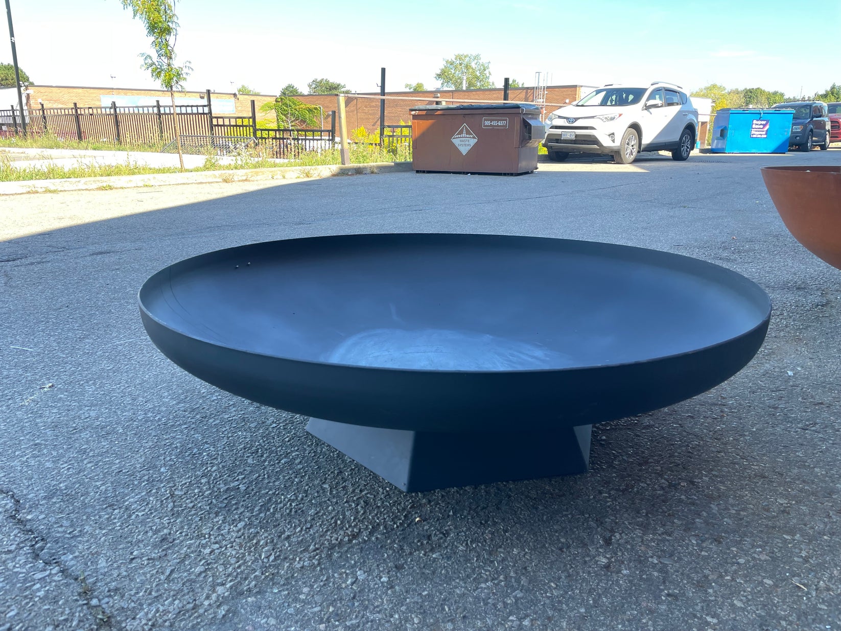 Well-designed 47in – 59in Huge, Deep, Fire pit _Heavy Duty Corten ...