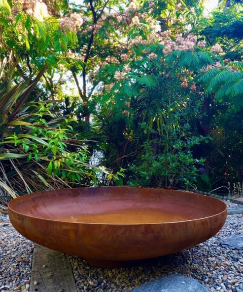 Well-designed 47in – 59in Huge, Deep, Fire pit _Heavy Duty Corten ...